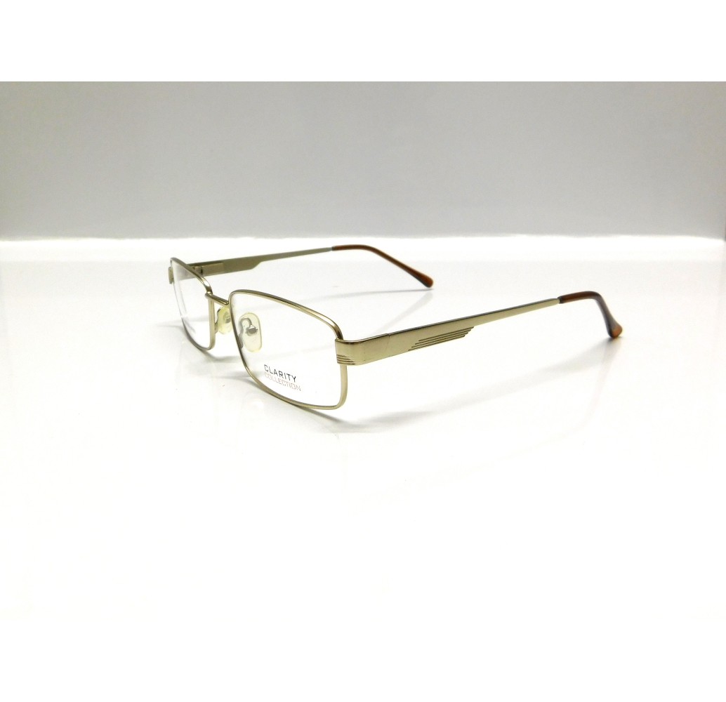Mens Clarity Collection CLA4686 Matt Gold Metal Frame Frame Type Metal